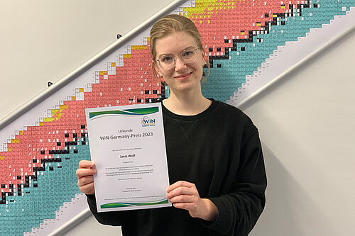 Women in Nuclear (WiN) Germany award for Janis Wolf